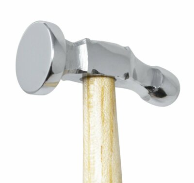 1" Flat Face German-Style Chasing Hammer Jewelry Making Metal ...