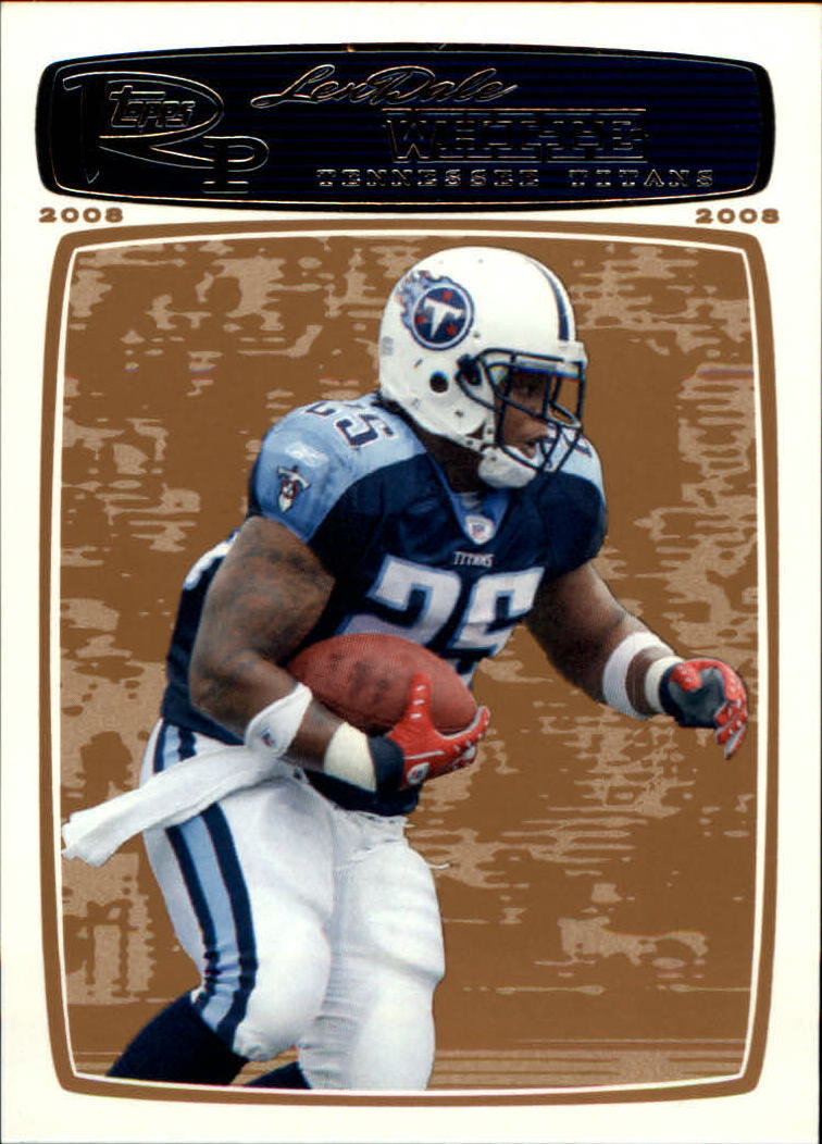 2008 Topps Rookie Progression Bronze Titans Football Card #75 LenDale ...