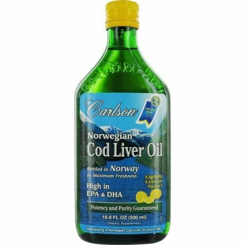Carlson Norwegian Lemon Flavored Cod Liver Oil - 500ml for sale online ...