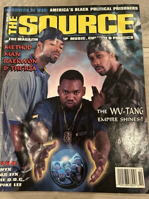 October 1995 The Source Magazine Very Rare Method Man RZA Raekwon | eBay