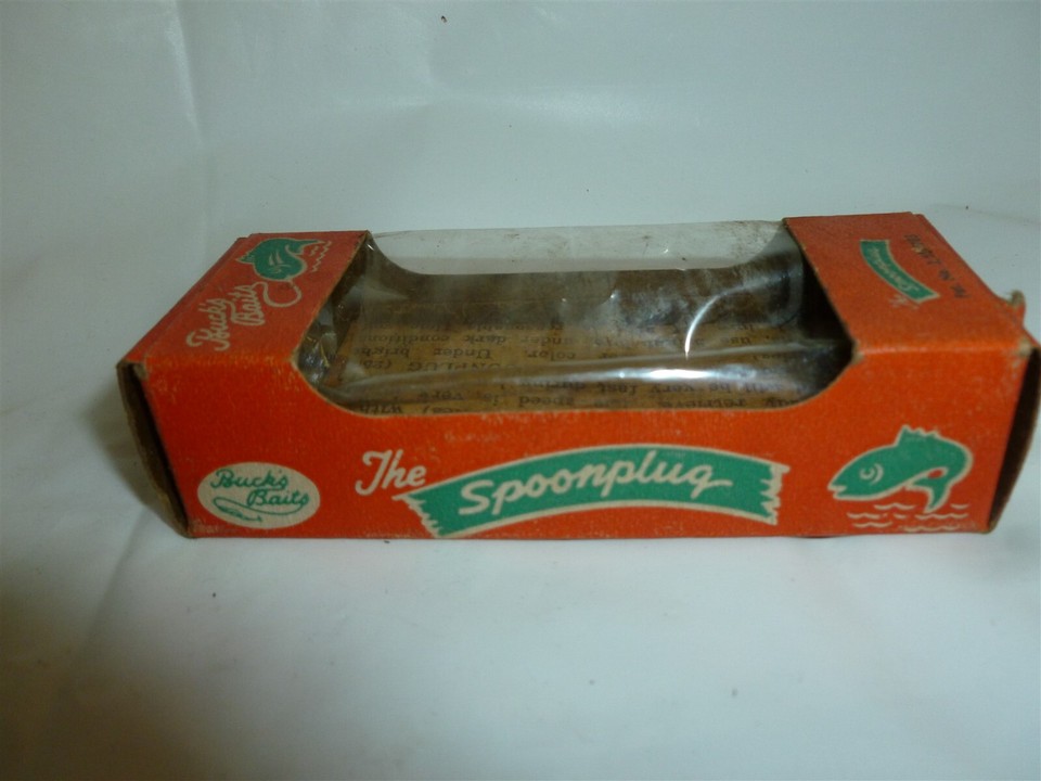 Vintage EMPTY Buck’s Bait Spoonplug #204 Fishing Lure Box Lot W-820 | eBay