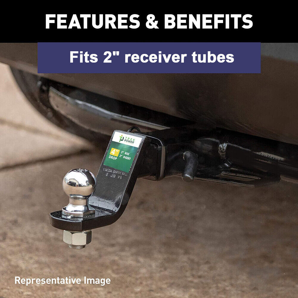 3Pcs/set Trailer Hitch Mount with 2-Inch Ball & Pin Fits 2-Inch ...