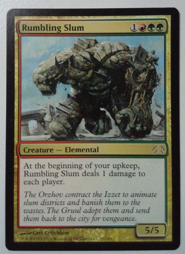Rumbling Slum *Rare* Magic MtG x1 Planechase SP | eBay