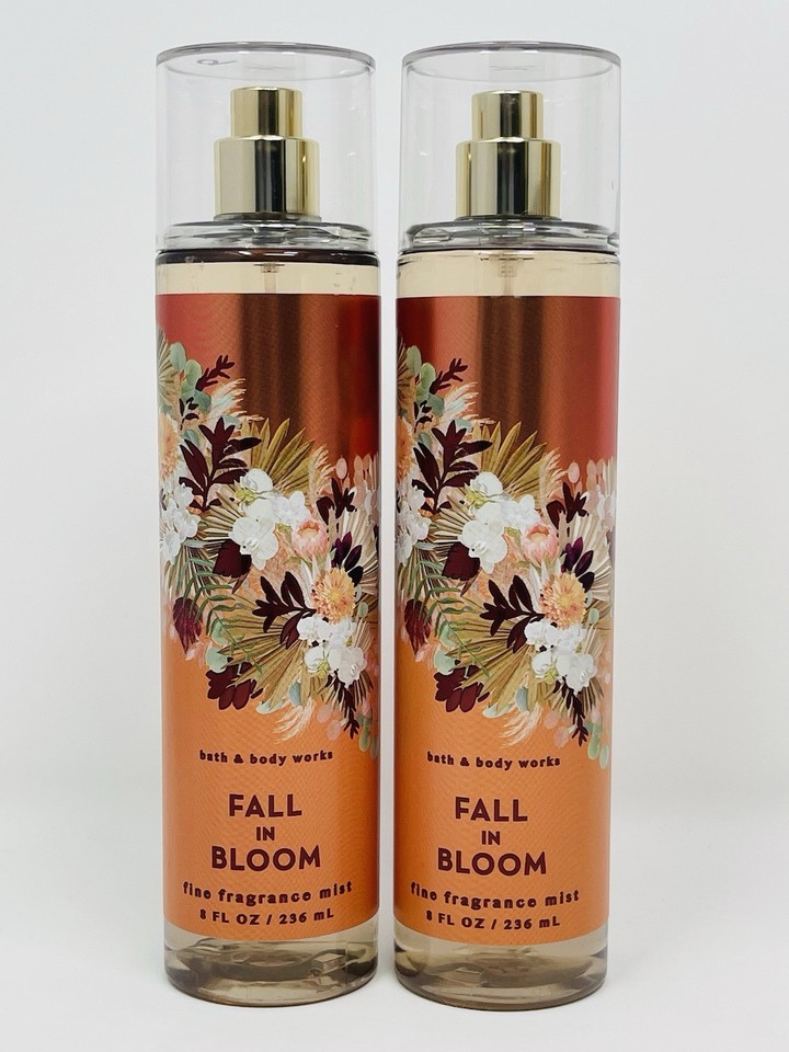 BATH & BODY WORKS Fall In Bloom FINE FRAGRANCE MIST BODY SPRAY 8 FL OZ ...