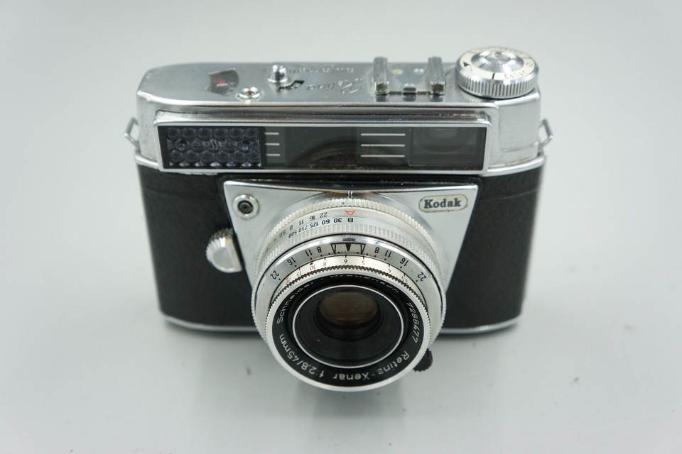 Kodak Retina Automatic III 35mm Camera Type 039 Xenar 45/2.8 w/ Case ...