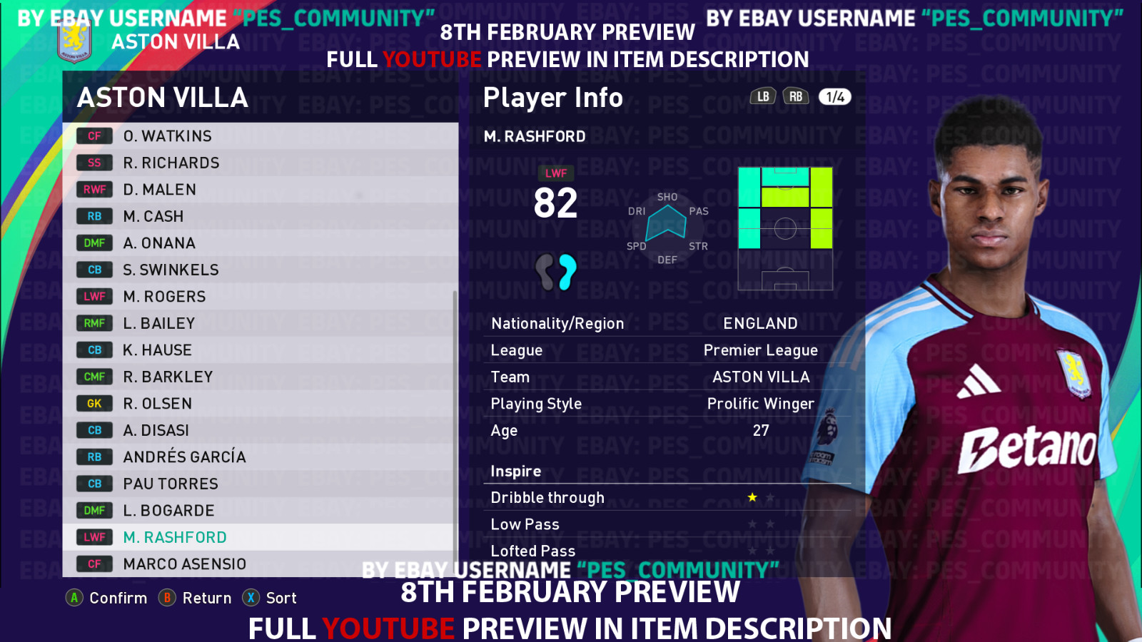 PES 2021 Option File Patch - *24/25 SEASON | Grelly UK