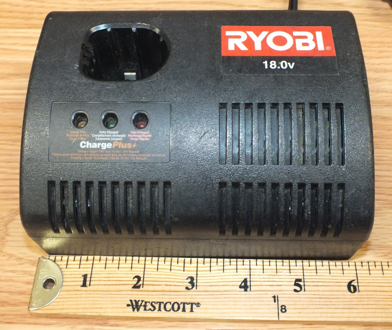 Genuine Ryobi (P110) 18V DC Charge Plus+ Battery Charger Only **READ ...