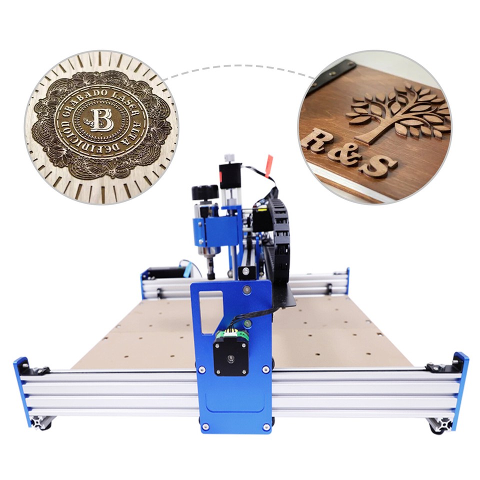3-Axis 4040 Wood Carving Milling CNC Router Engraver Engraving Cutting ...