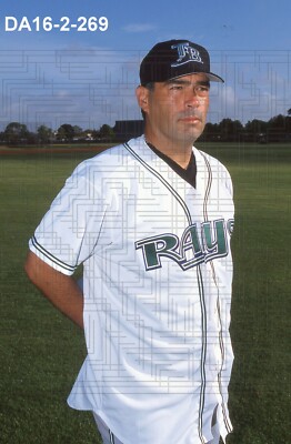 Carlos Reyes - 2003 Tampa Bay Devil Rays - 35mm color slide - DA16-2 ...