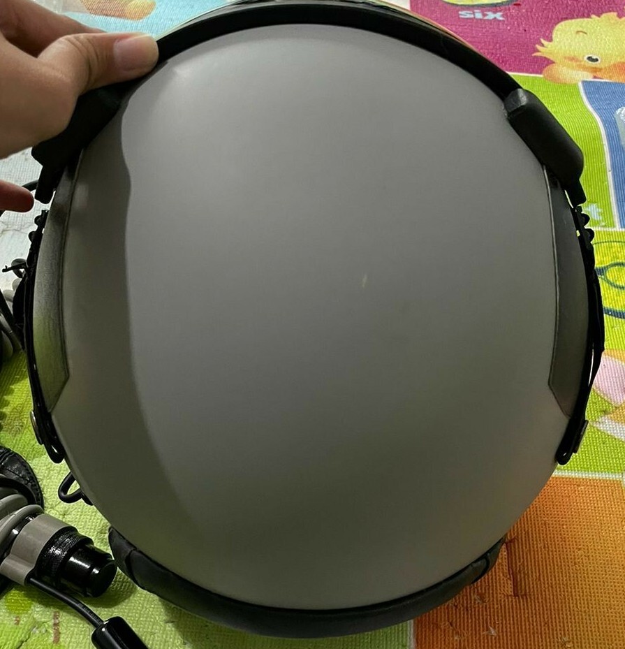 SIZE XL-XXL HGU-55 AVIATOR PILOT TACTICAL HELMET REPRO(OXYGEN MASK NOT ...