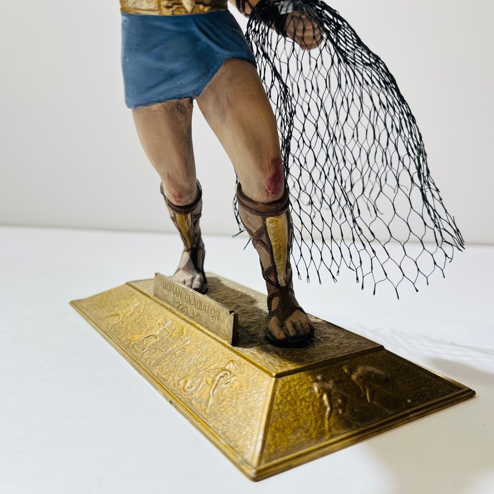 Roman Gladiator with Trident 1958 Aurora USA Rare Assembled Vintage ...