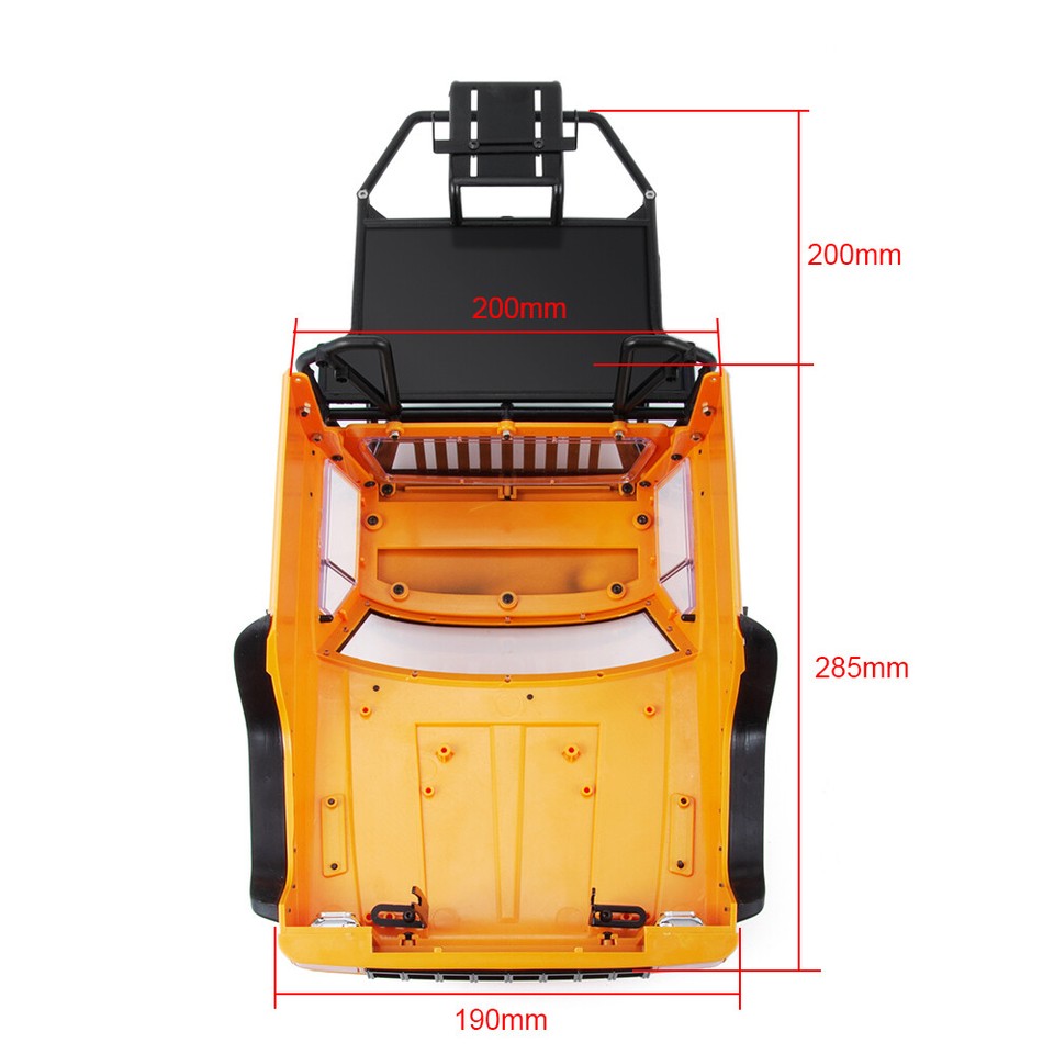 For Cherokee 1/10 RC Body Cab Back-Half Cage for Axial SCX10 II TRX4 | eBay