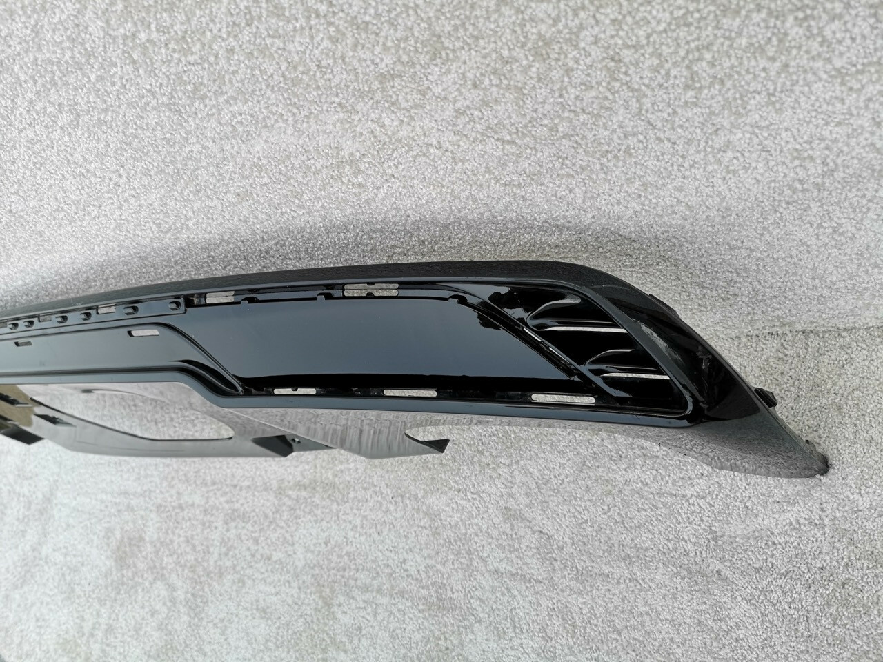 VOLVO V90 R DESIGN 2020-2022 REAR BUMPER DIFFUSER LOWER PART GENUINE ...