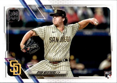 Ryan Weathers 2021 Topps Baseball - #335 RC - San Diego Padres | eBay
