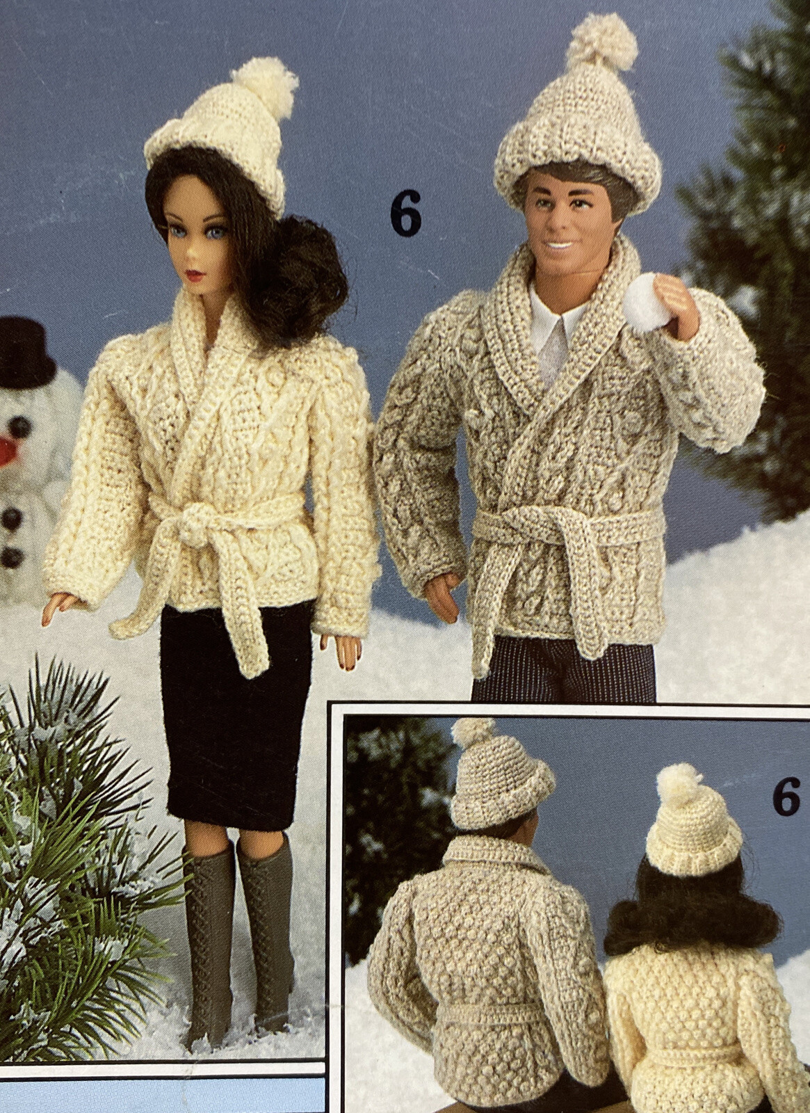 Fashion Doll Clothes Book 2 Crocheted 13 Patterns Leisure Arts Leaflet ...
