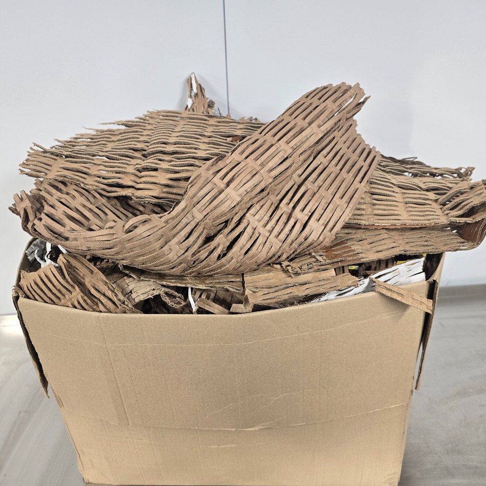 Shredded Cardboard Recycled Packaging Void Fill Material Loose 5kg ...