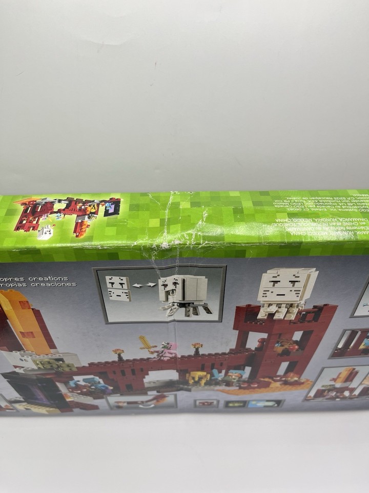 LEGO Minecraft: The Nether Fortress (21122) BRAND NEW SEALED RETIRED ...