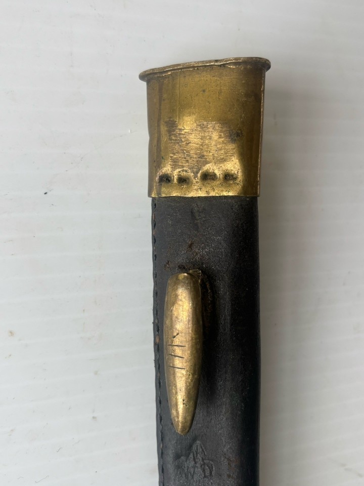Civil War British Enfield 57 Cal. Socket Bayonet w/ Scabbard | eBay