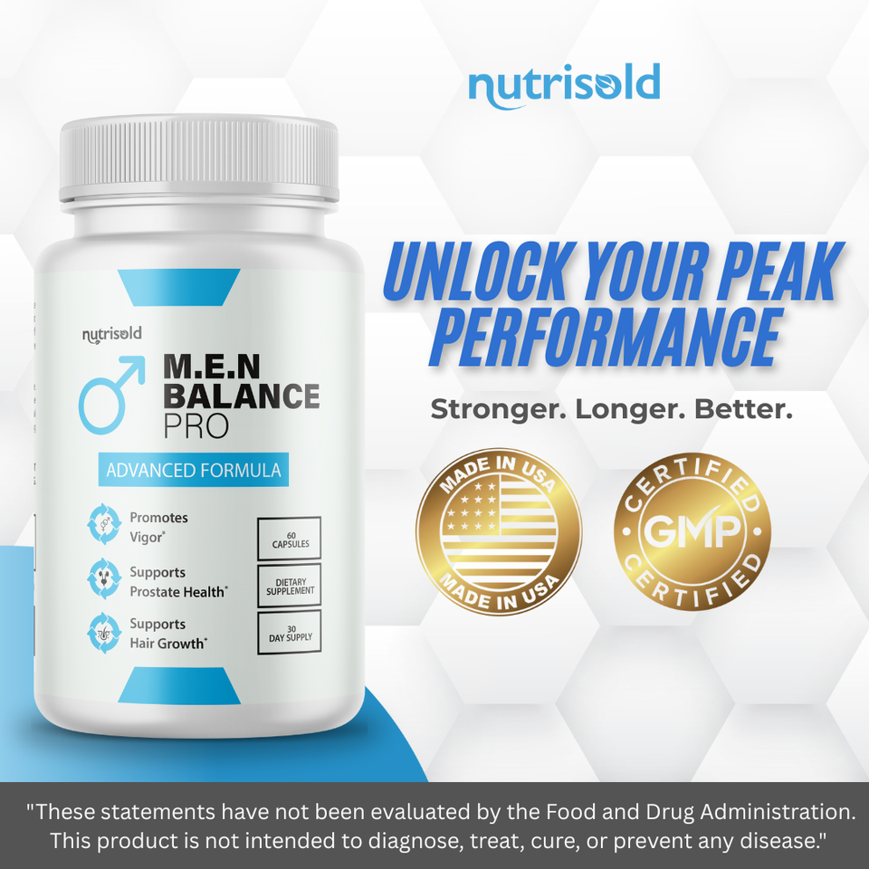 Men Balance Pro Pills, Maximize Energy, Vitality & Stamina | eBay