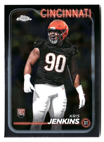 2024 Topps Chrome Kris Jenkins #250 RC Cincinnati Bengals | eBay