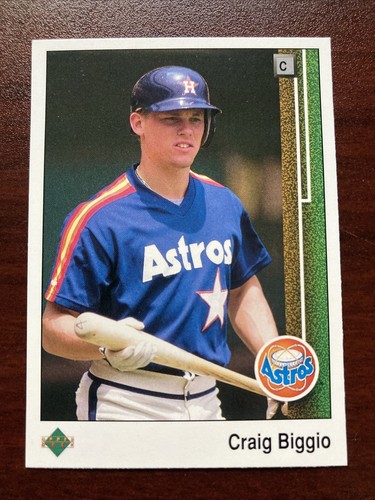 1989 Upper Deck Baseball Craig Biggio RC #273 Houston Astros HOF | eBay