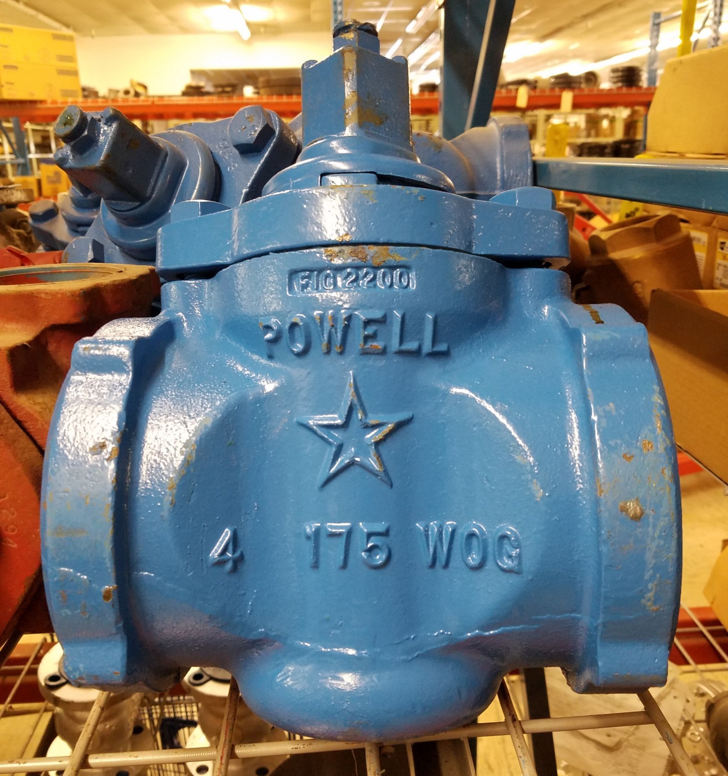 Powell 4" Plug Valve 175 WOG Fig 2200 89816 FIP Threaded ends | eBay