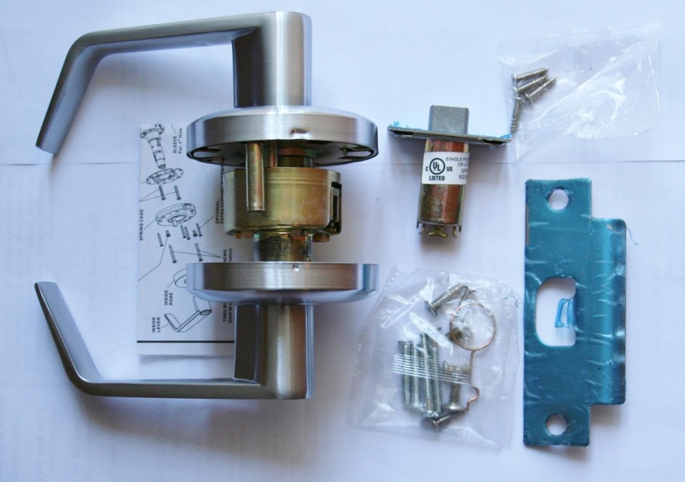 Tell Mfg. LC2675 Pass Commercial LockSet BEC Design Finish US26D | eBay