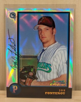 1998 Bowman Chrome REFRACTOR Joe Fontenot #358 Marlins | eBay