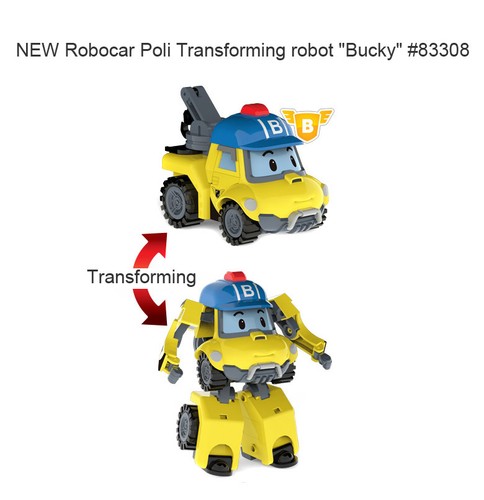 Robocar Poli Transforming robot Bucky #.83308 ACADEMY HOBBY | eBay