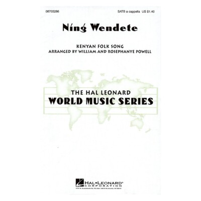 Hal Leonard Ning Wendete SATB DV A Cappella arranged by William Powell ...