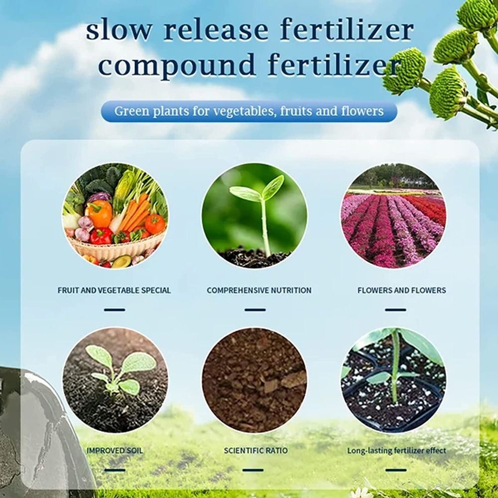 Organic Fertilizer Ease Plant Food All-purpose Fertilizer Slow-Release ...