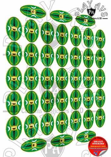 Stickers para Escudos Romanos de Playmobil - Roman Shields ...
