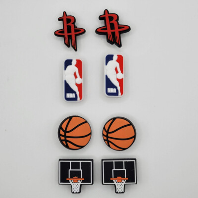 NBA Houston Rockets Basketball Team For Crocs Shoe Charms Jibbitz - 8 ...