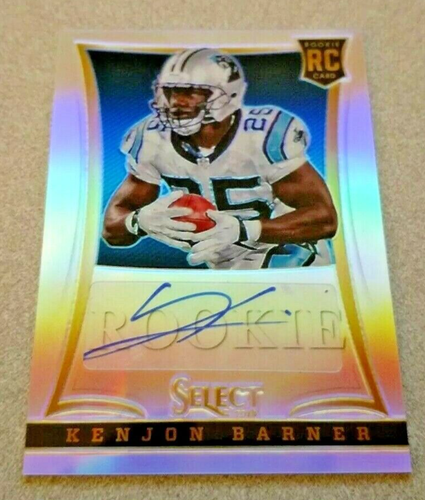 2013 Panini Select Prizm Rookie Autograph #204 Kenjon Barner Panthers ...