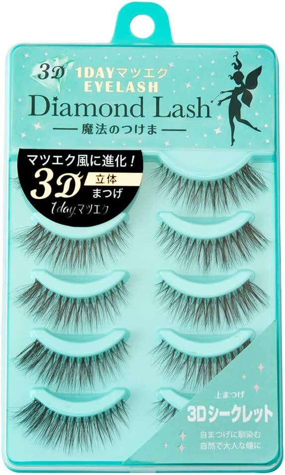 Diamond Lash False Eyelashes 5 Pairs 3D 1DAY Matsuek EYELASH Series ...