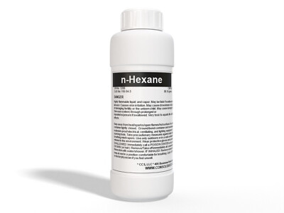 Hexane (Normal), 1000ML, High Purity, Packaged in HDPE Composite Bottle ...