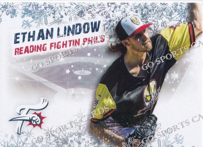 2021 Reading Fightin Phils Holiday Ethan Lindow | eBay