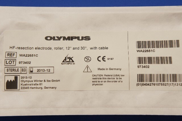 Olympus WA22651C HF-Resection Electrode, Roller, 12deg and 30 deg (x ...
