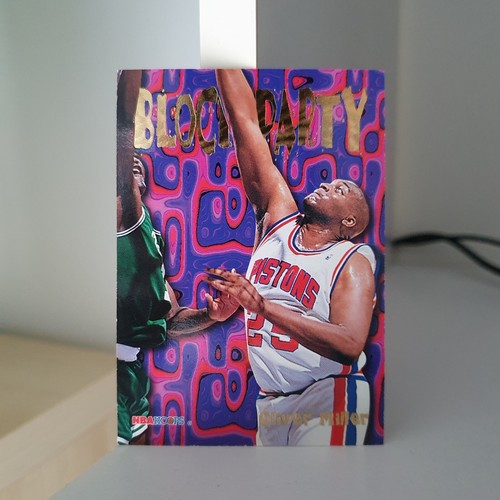 Oliver Miller 1995-96 NBA Hoops Block Party Basketball Insert Card 1/25 ...