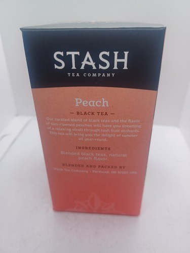 Stash Black Tea Peach - Case of 6 - 20 Count Boxes. New. 08/22/2027 | eBay