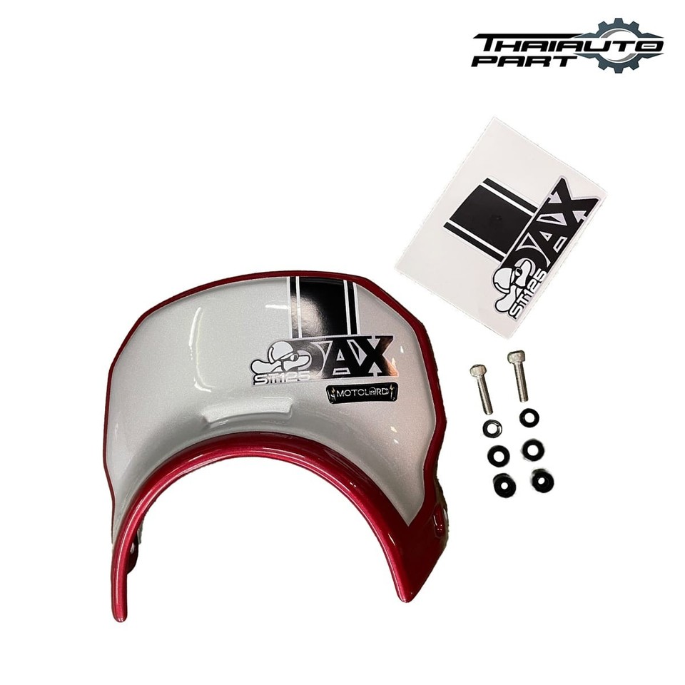WINDSCREEN SHIELD GUARD VISOR NEW STYLE RED FOR HONDA DAX 125 ST125 ...