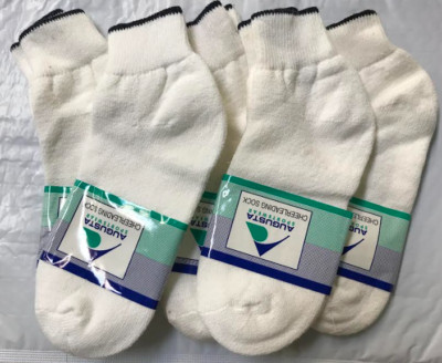 Girls Cheerleading Socks, 5 Pair, White/Navy Fits Shoe Size 4-11 | eBay