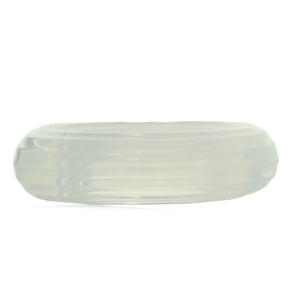 Extra Large Premium Silicone Cock Ring Clear - Male Prolong Sexual ...