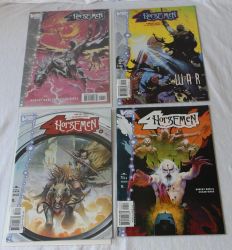 FOUR HORSEMEN # 1-4 DC VERTIGO COMIC SET COMPLETE ROBERT RODI RIBIC ...