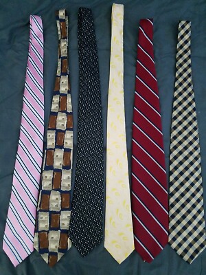 Mens GQ Ties NAUTICA Geoffrey Beene GAP Business Lot of 6 Silk TieGuy35 ...