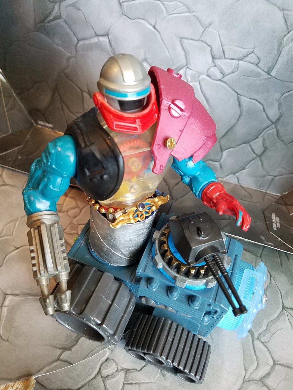 'Robo-Tank' 6" MOTU Vintage Roboto Custom Action-Figure, Display n ...