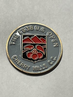 1938 U.S. Open Championship 1" Coin Golf Marker - Cherry Hills Country ...