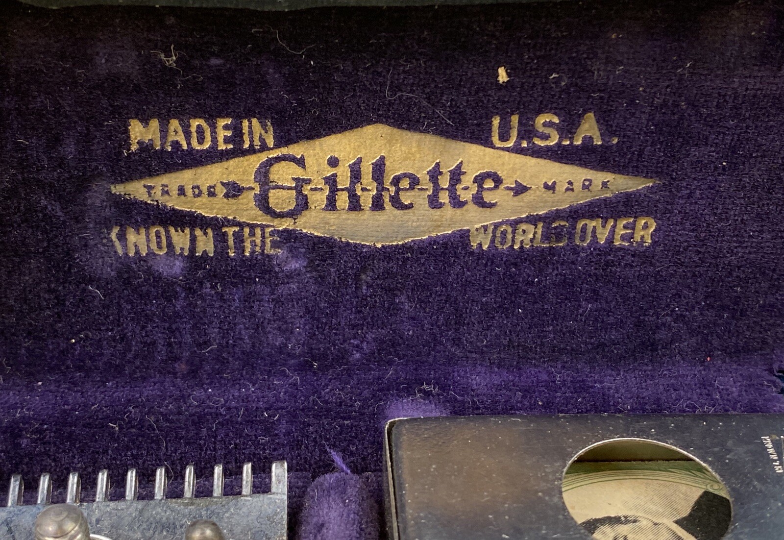 Vintage Gillette Razor Kit Original Case Blades Made In The USA | eBay