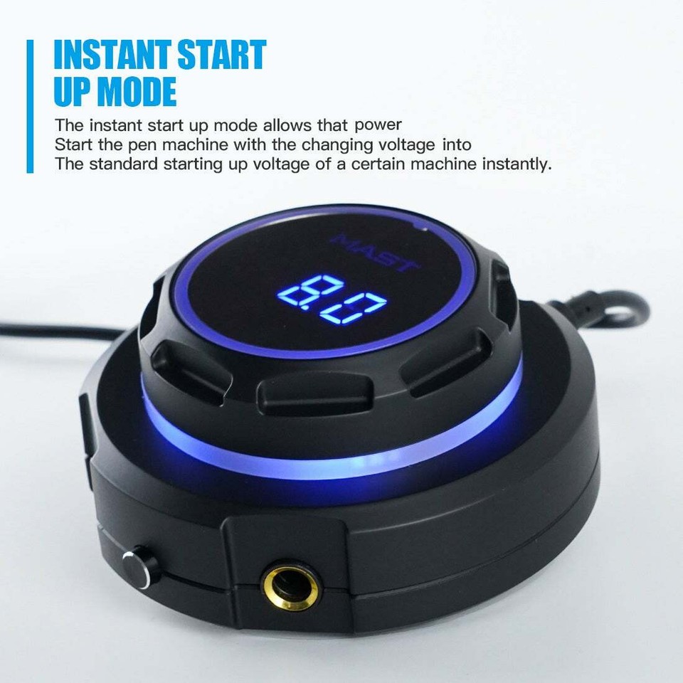 Mast Flip 2.6-4.0mm Six Stroke Rotary Tattoo Pen Machine Halo Power ...