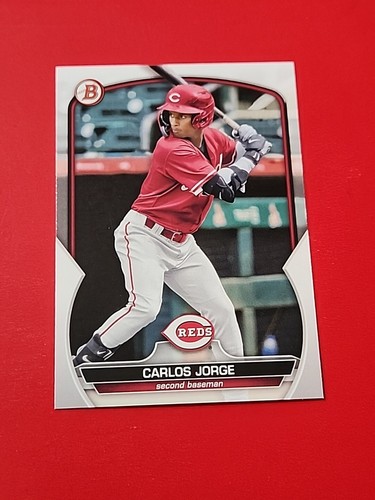 2023 Bowman Draft Paper Base BD-105 Carlos Jorge - Cincinnati Reds | eBay